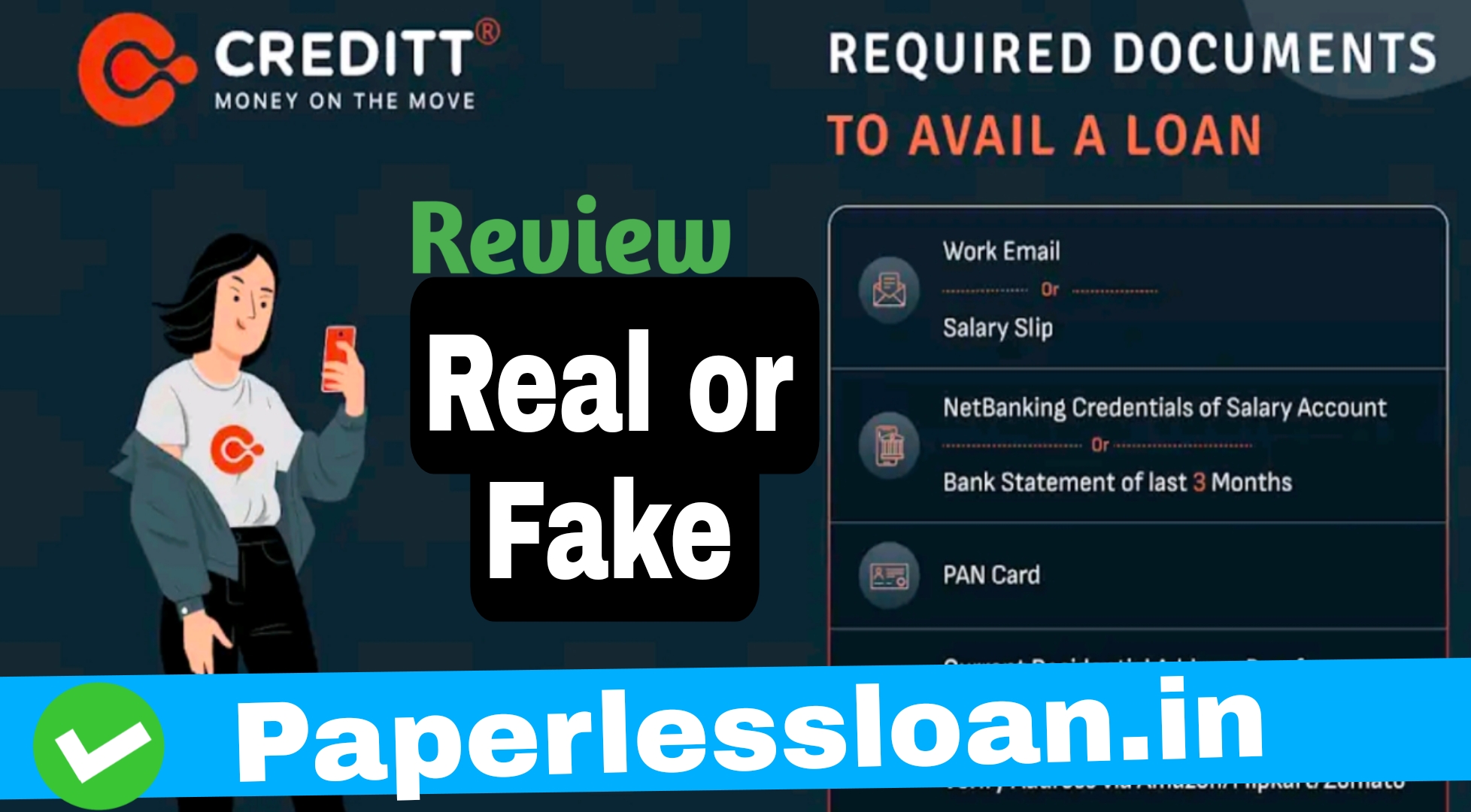 Creditt loan app Review ,Creditt instant loan Real or Fake - 2025